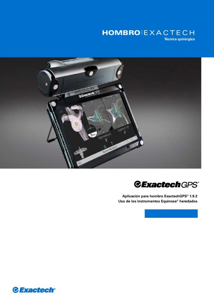 ExactechGPS Shoulder App 1.9.2 Using Equinoxe Legacy Instruments ...